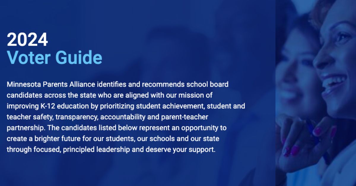 2025 Voter Guide - Coming in August - Minnesota Parents Alliance